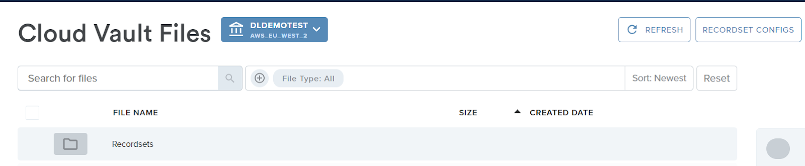 Create a Recordset – InfoSum