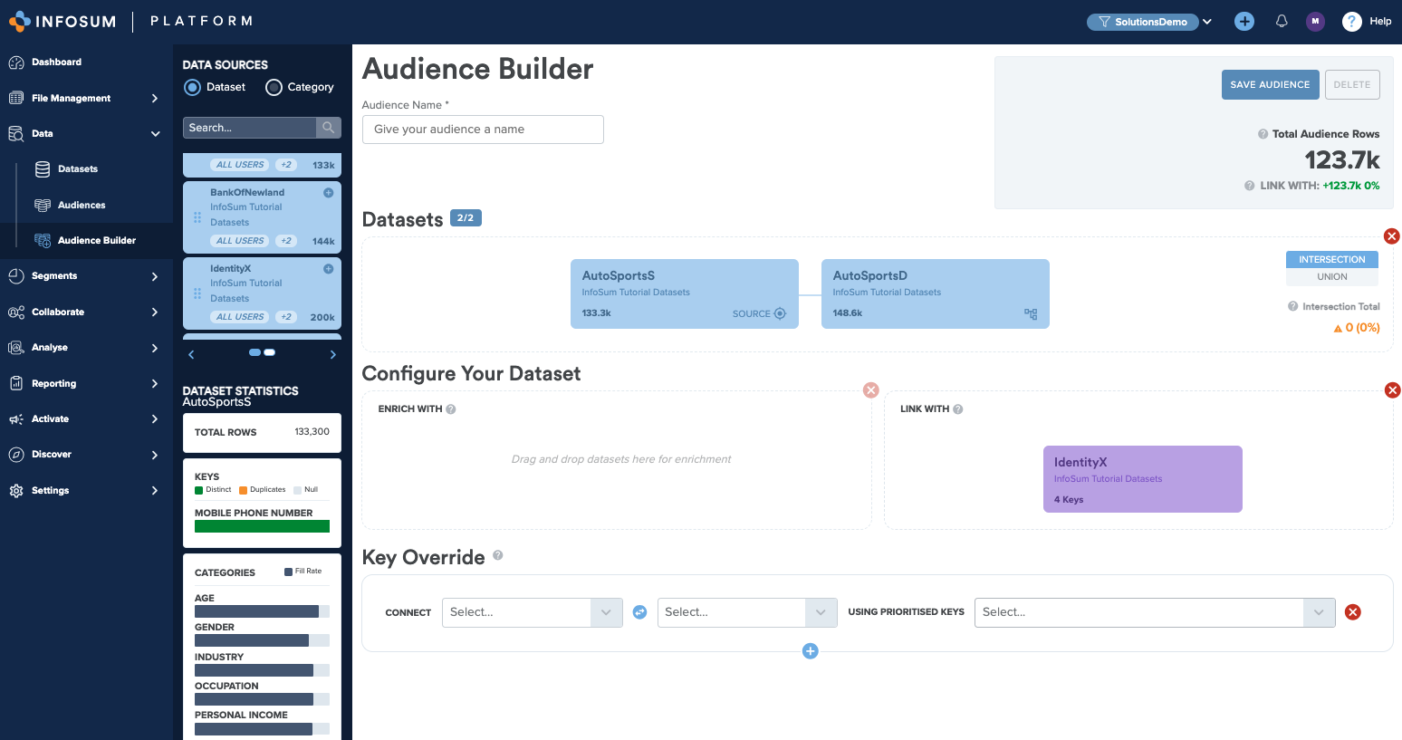 Generating Insights, Audience Expansion, and Customer Profiling – InfoSum