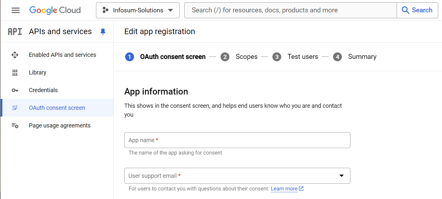 SSO Configuration - Google Identity Platform – InfoSum