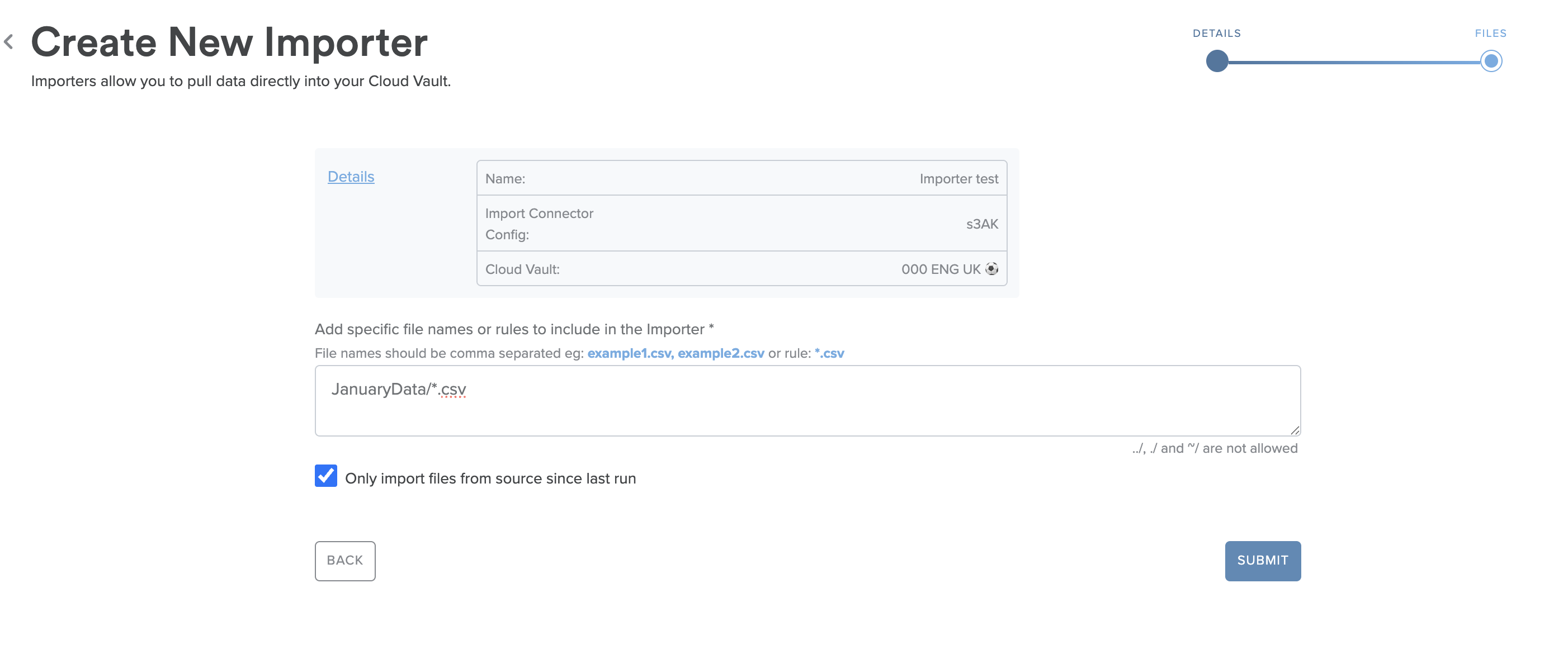 Creating and running an Importer – InfoSum