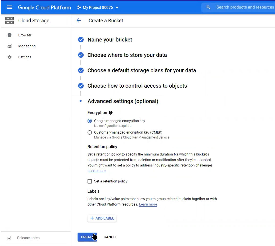 Configuring Google Cloud Platform – InfoSum