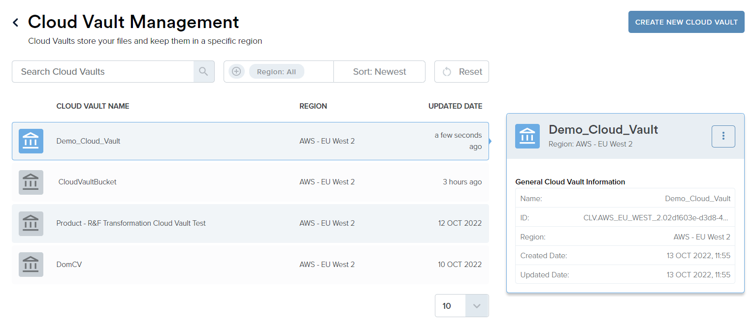Creating a Cloud Vault – InfoSum